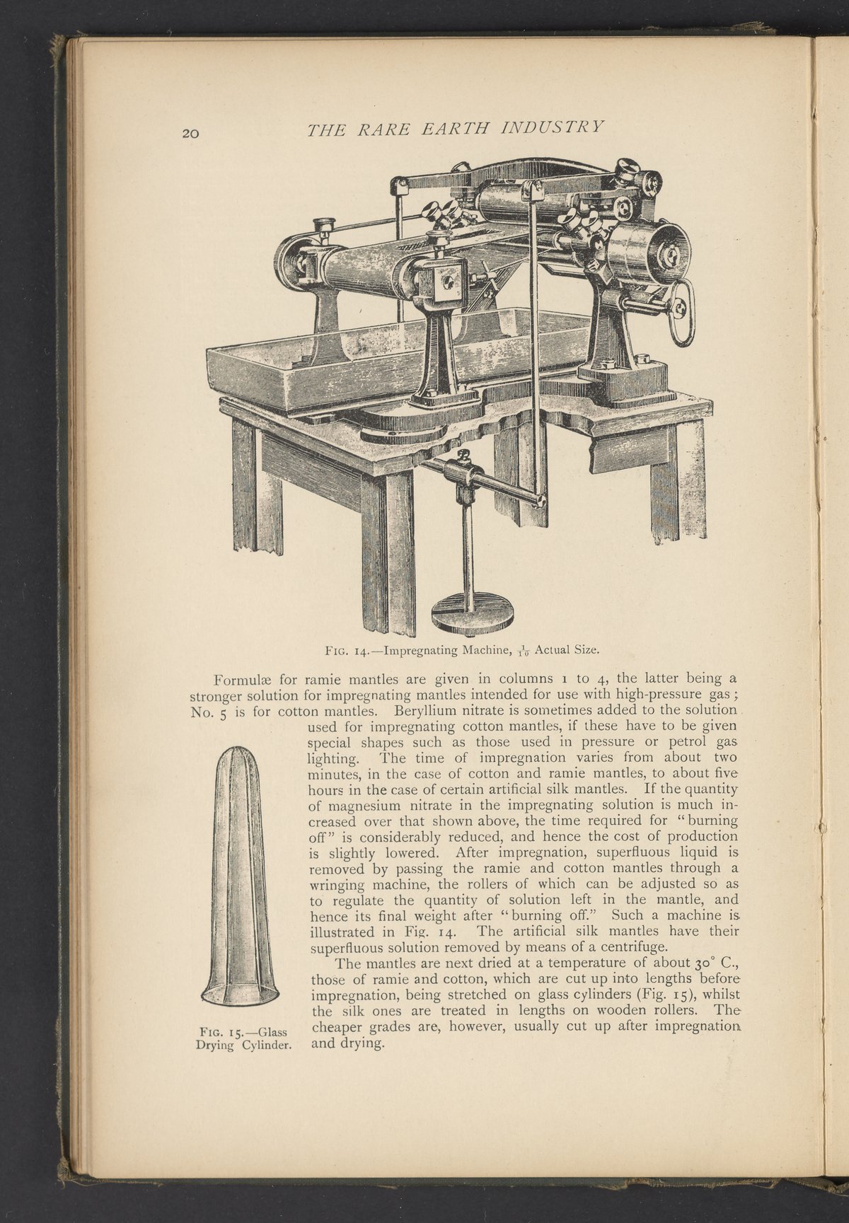 Figure 14. Impregnating Machine [Gas mantle manufacture] - Science ...