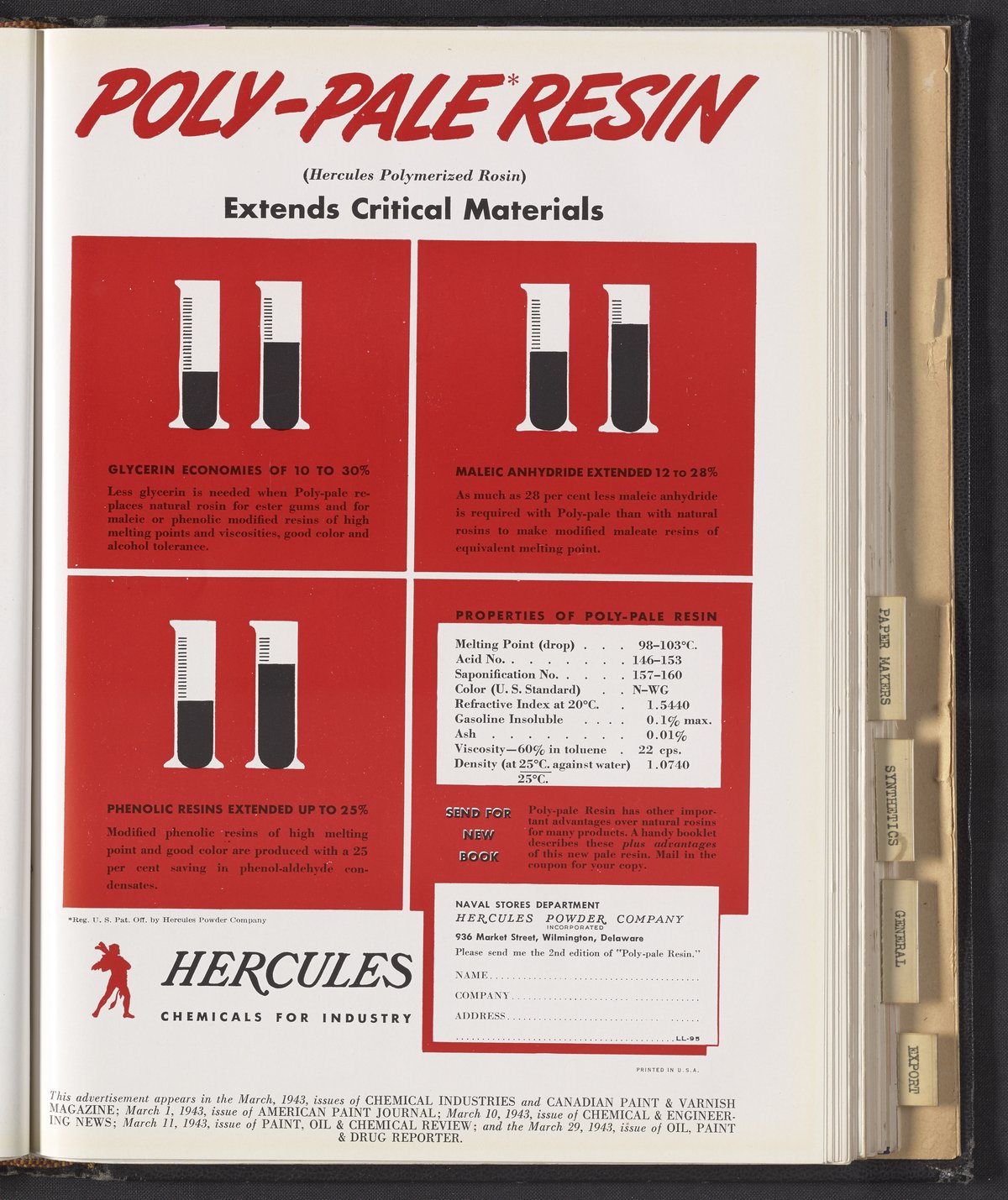 Poly-Pale Resin Extends Critical Materials - Science History Institute ...
