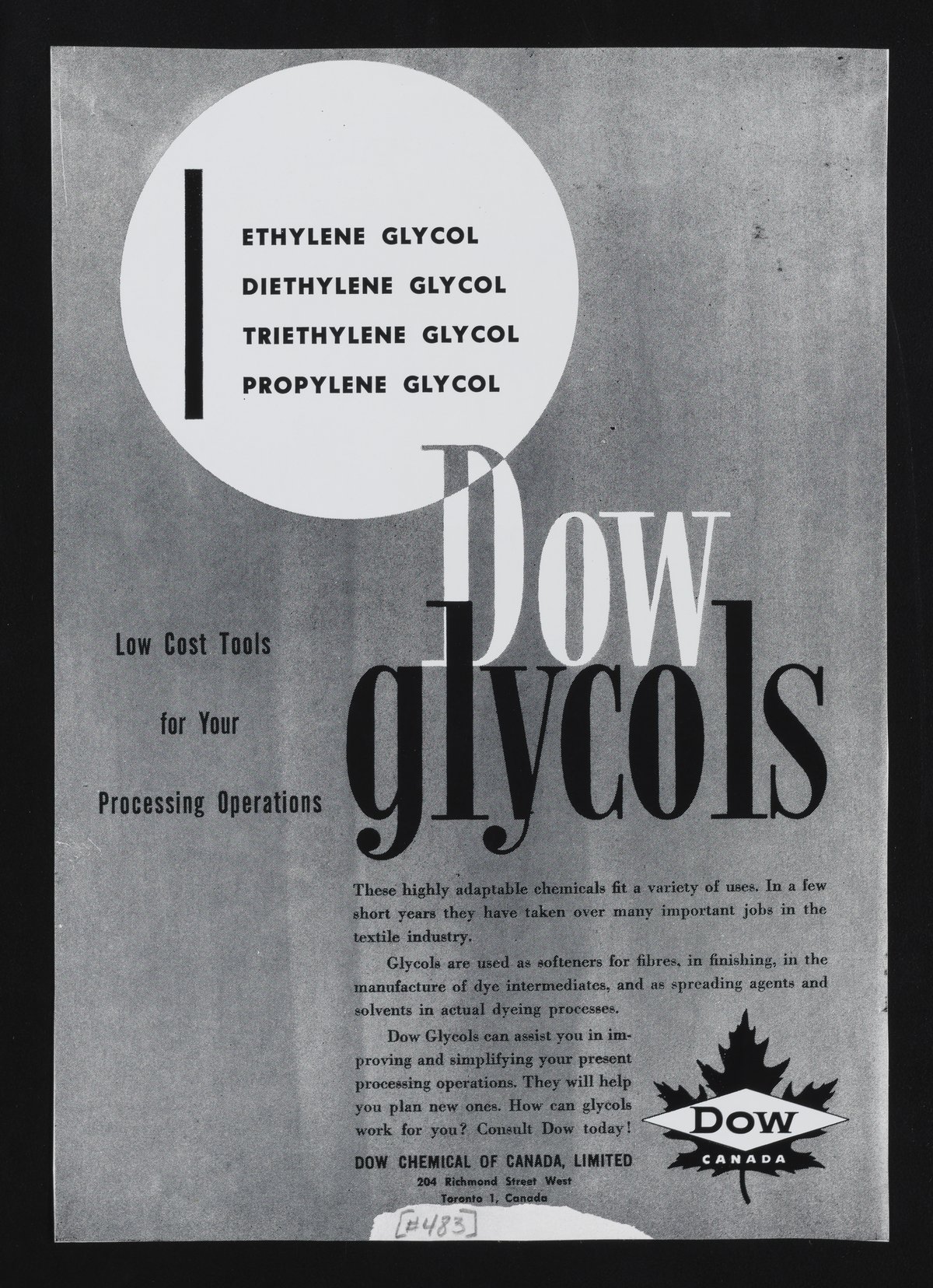 Dow Glycols - Science History Institute Digital Collections