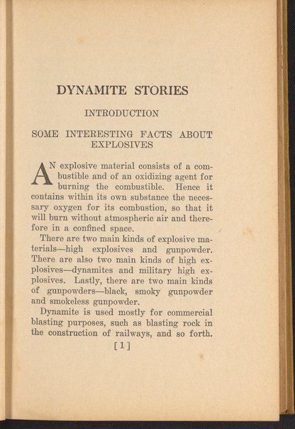 Dynamite Stories and Some Interesting Facts about Explosives - Science ...