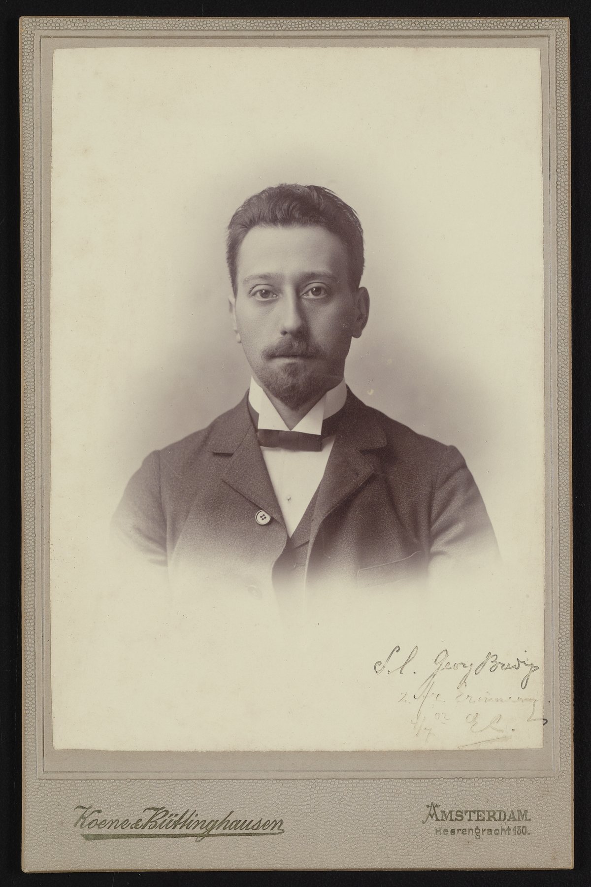 Portrait of Ernst Cohen - Science History Institute Digital Collections
