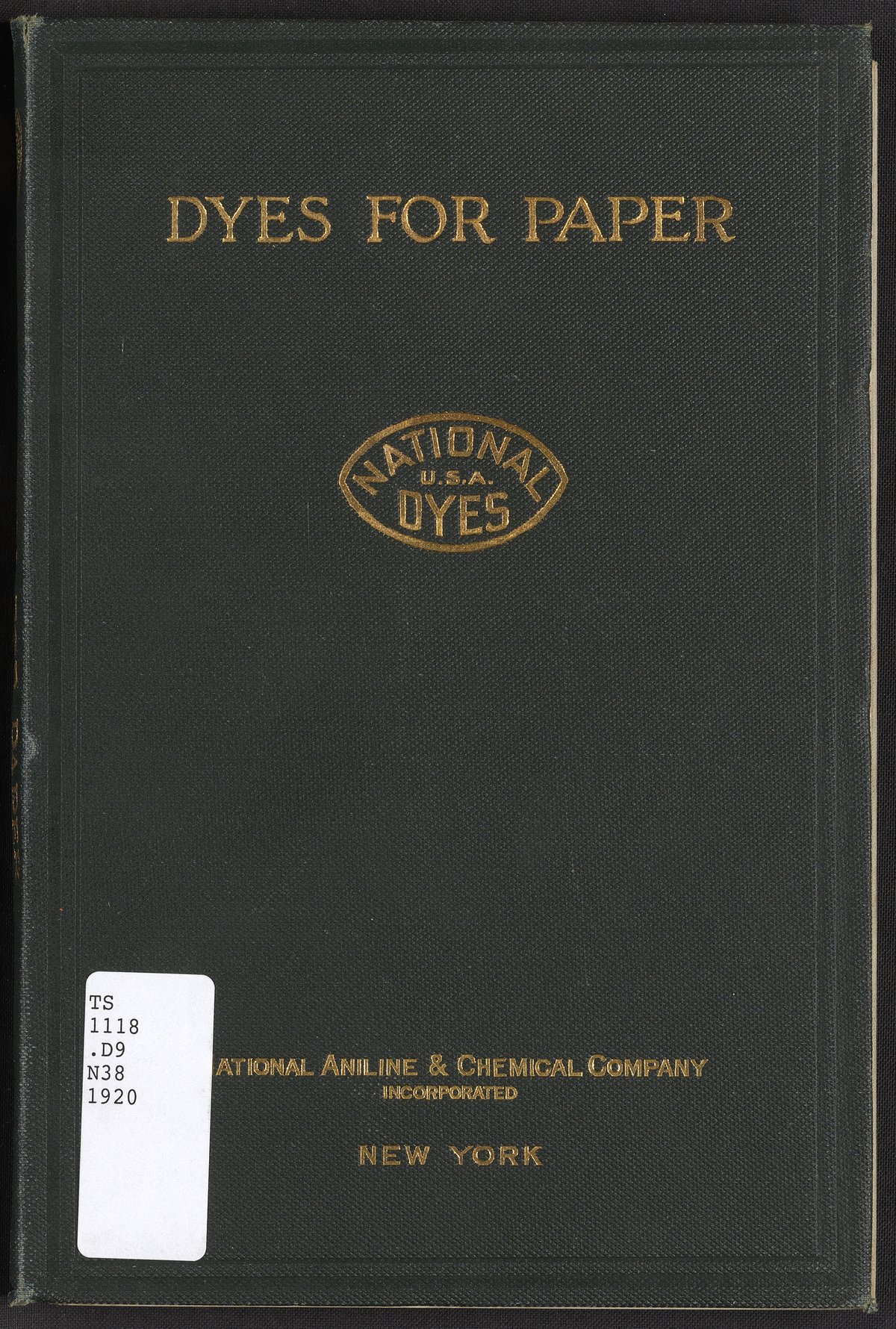 Dyes for Paper - Science History Institute Digital Collections