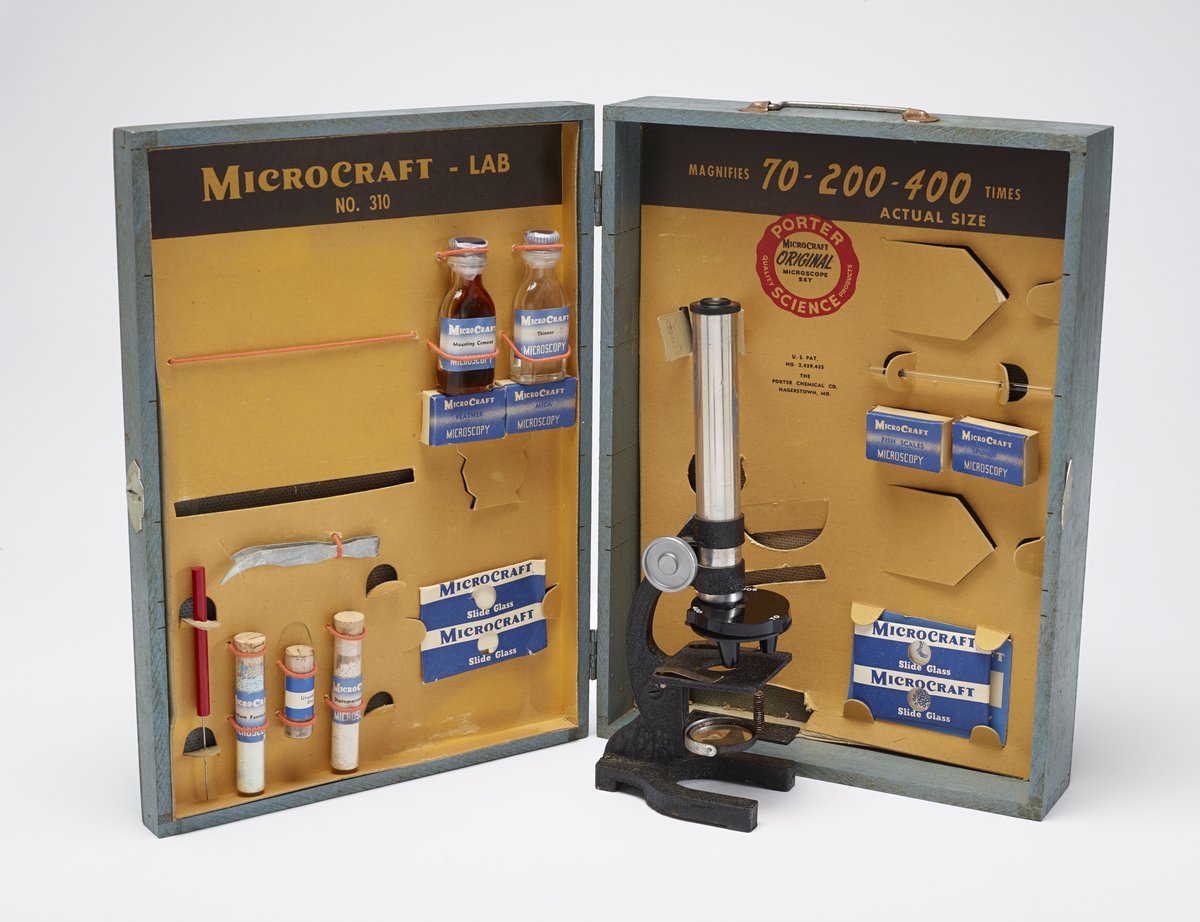 Microcraft Microscope Set No. 310 - Science History Institute Digital ...