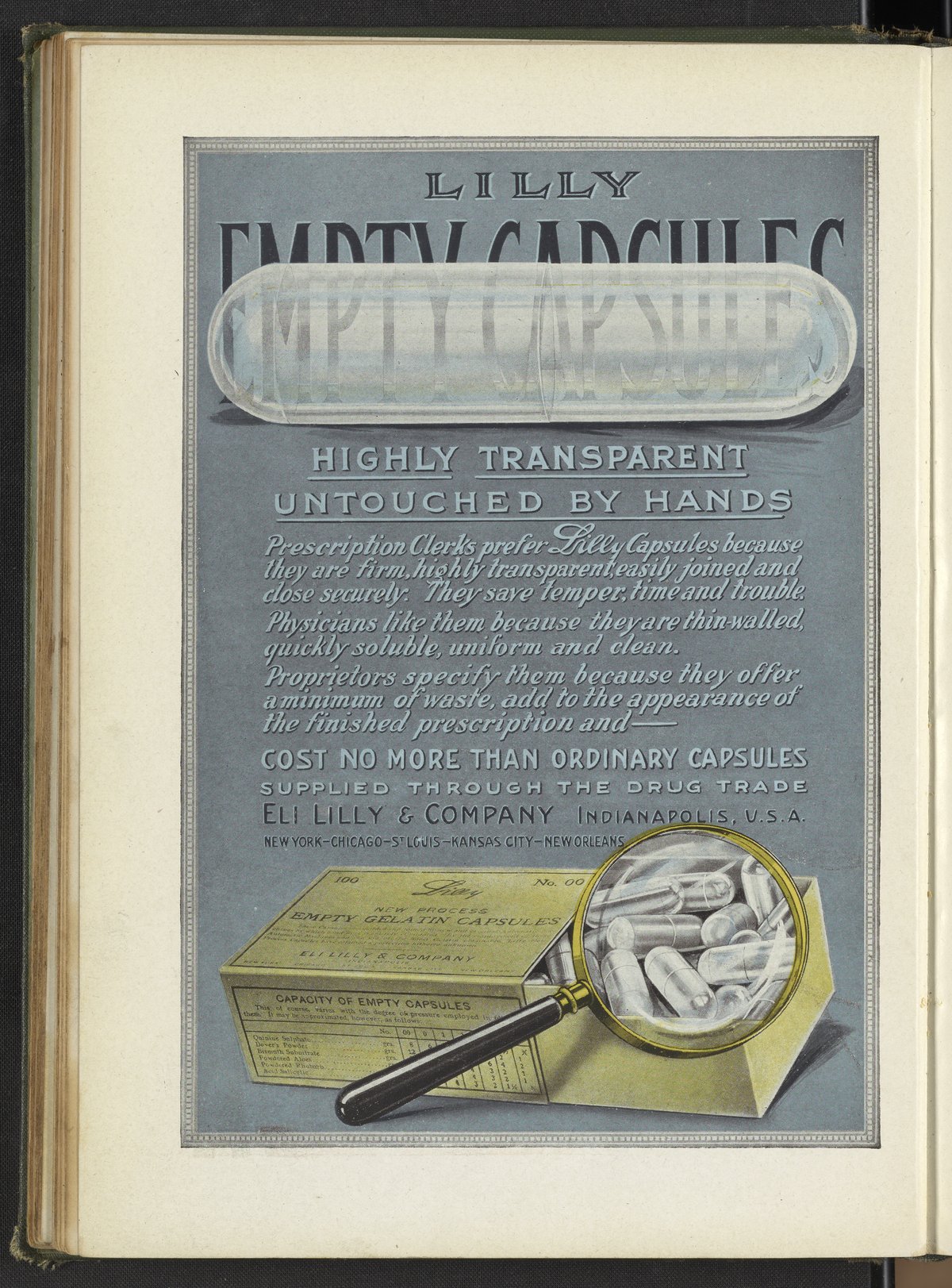 Lilly Empty Capsules - Science History Institute Digital Collections