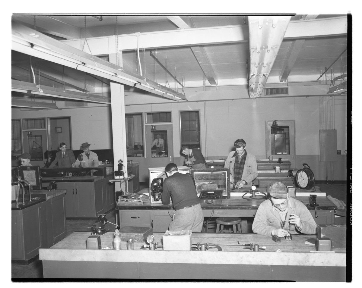 Instrument Department at Dow plant in Midland, Michigan - Science ...
