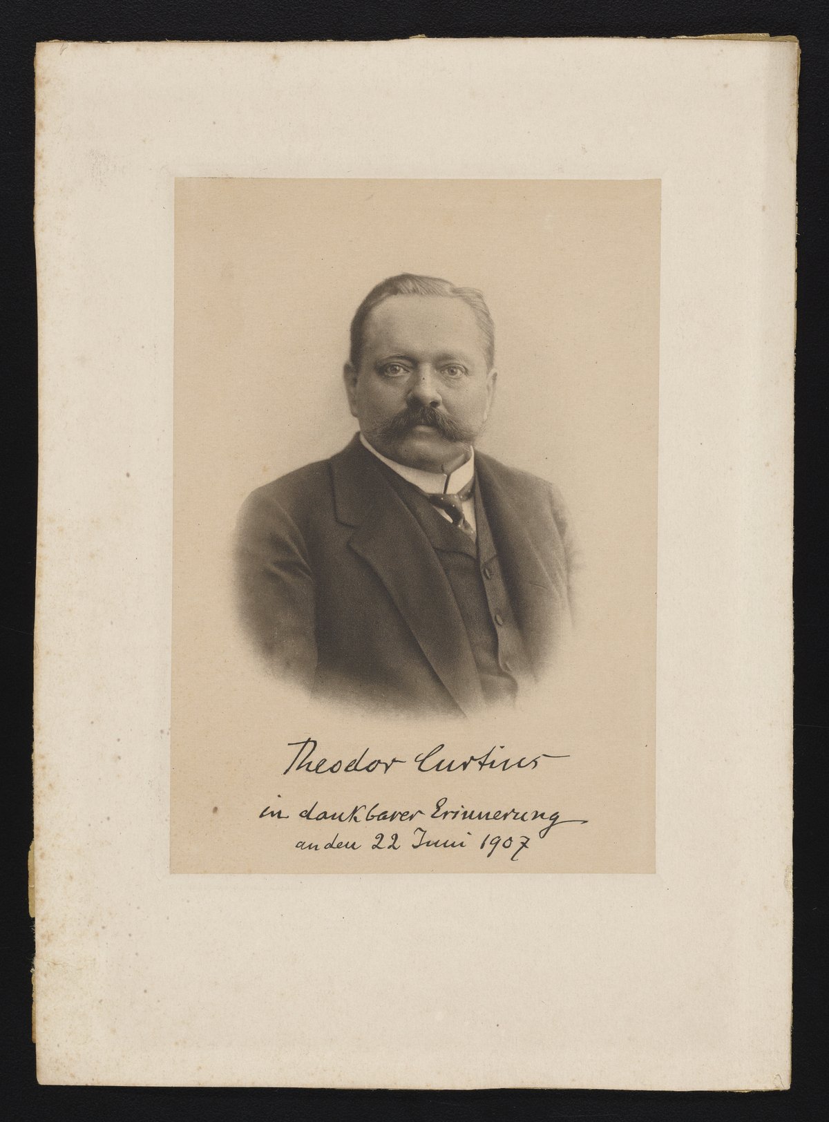 Portrait of Theodor Curtius, 1907 - Science History Institute Digital ...
