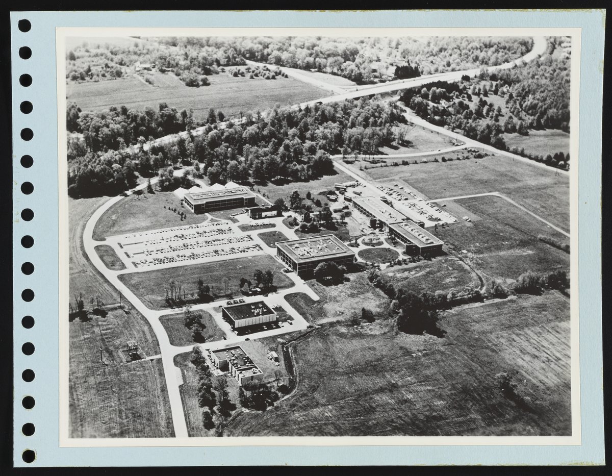 Aerial view of Spring House Research Laboratories facility - Science ...