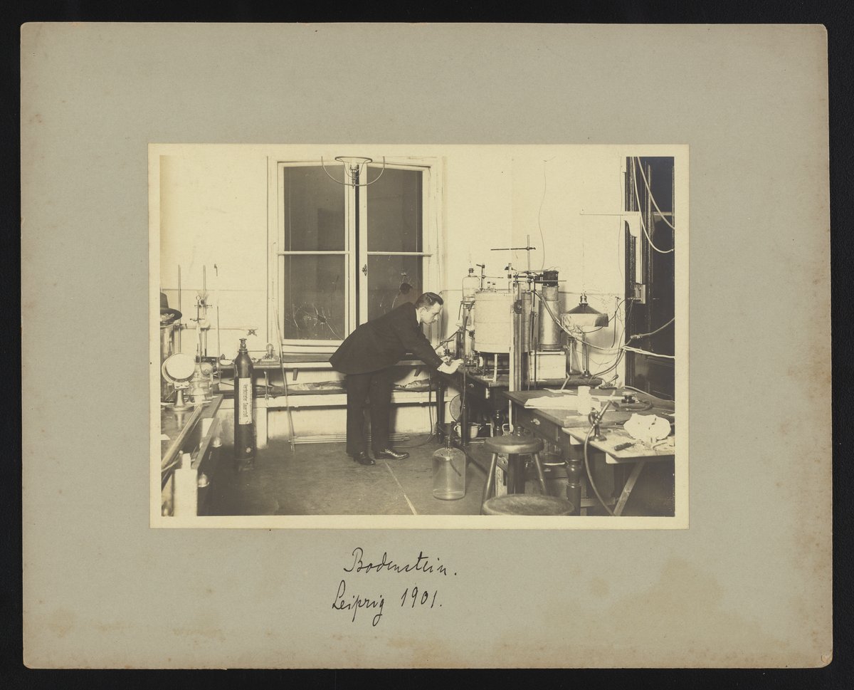 Max Bodenstein in a laboratory - Science History Institute Digital ...