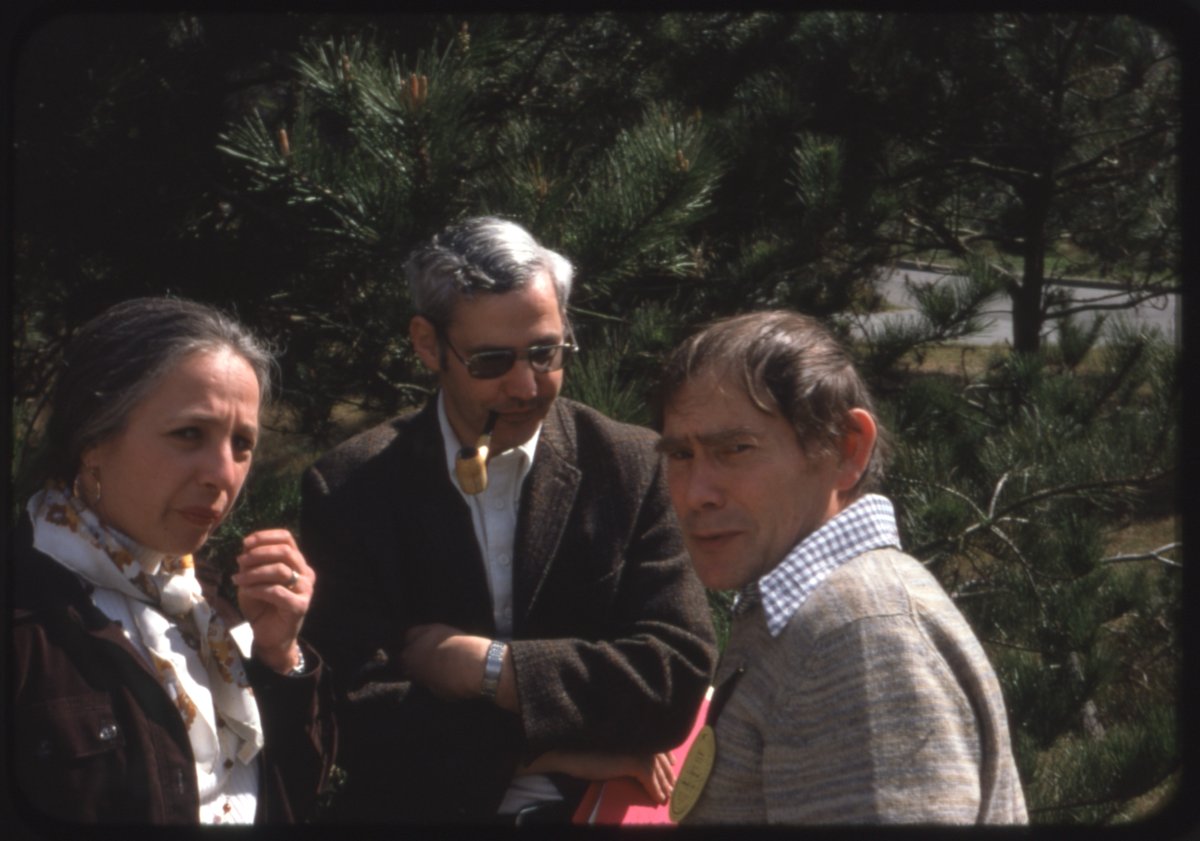 Color transparency of Maxine Singer, Stanley Falkow, and Sydney Brenner ...