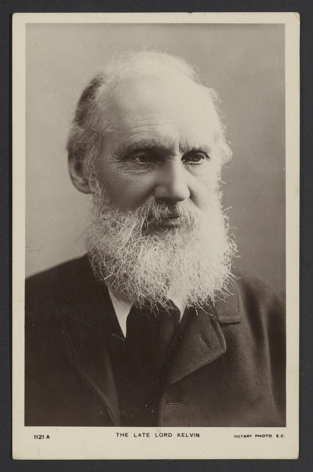 Postcard of William Thomson sent to Georg Bredig - Science History ...