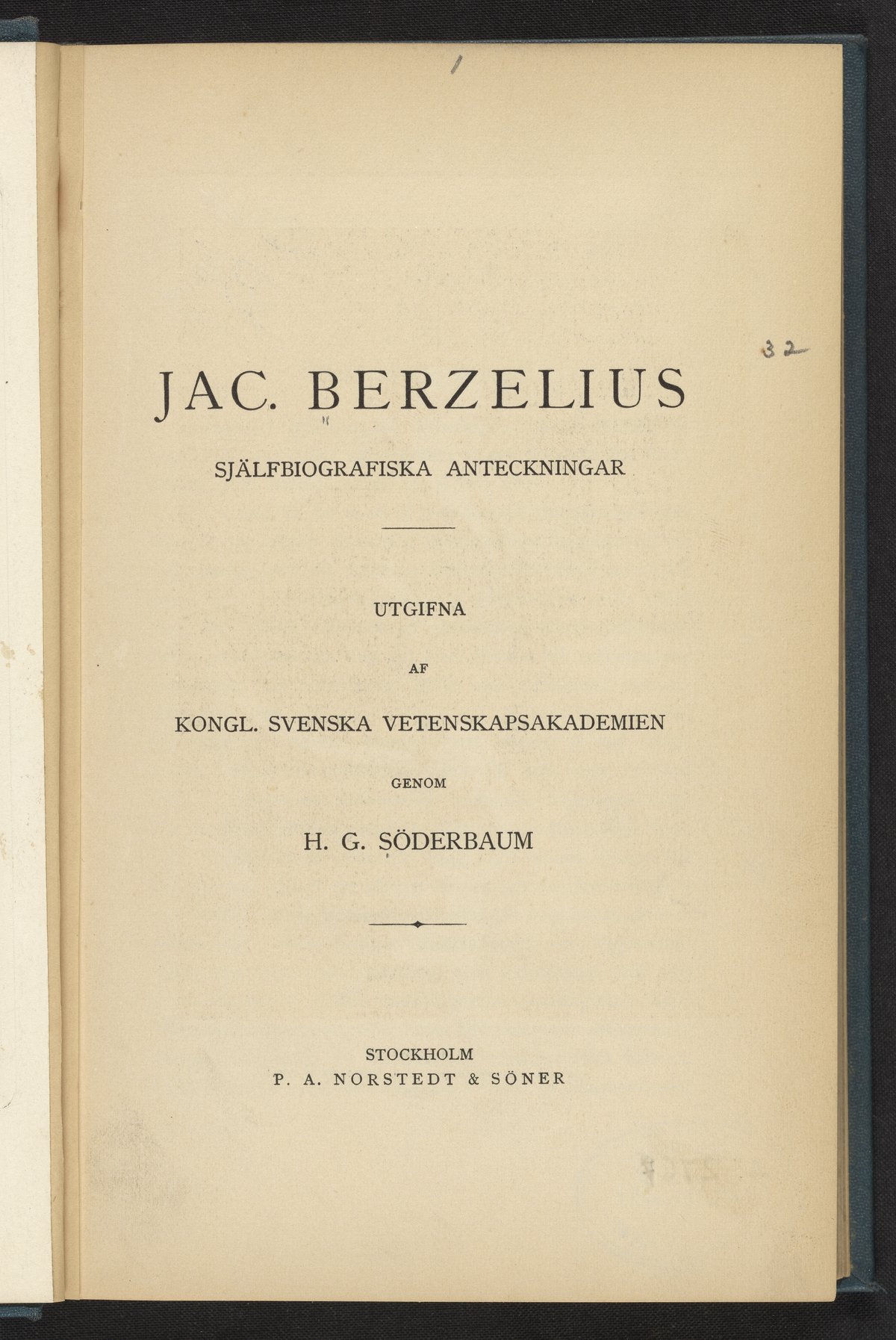Jacob Berzelius - Science History Institute Digital Collections