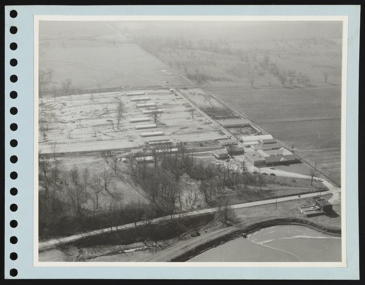 Aerial view of Affiliated Laboratories facility - Science History ...