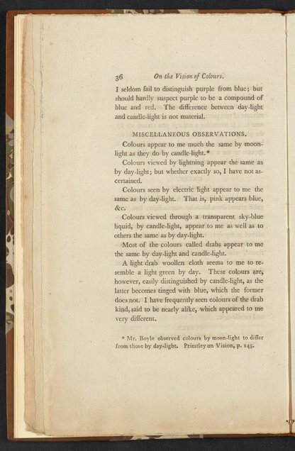 Extraordinary Facts Relating to the Vision of Colours: With ...