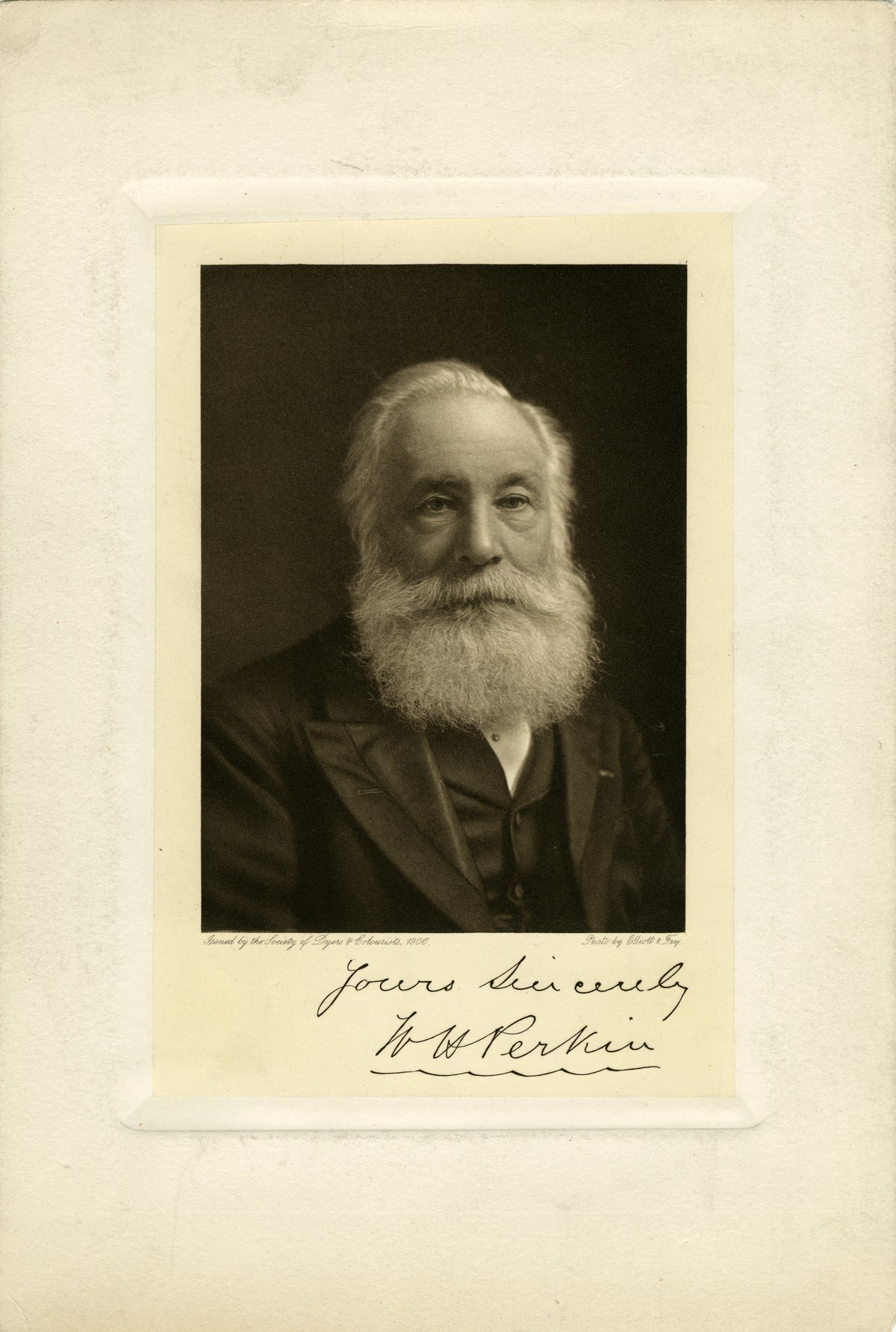 Portrait of William Henry Perkin (1838-1907) - Science History ...