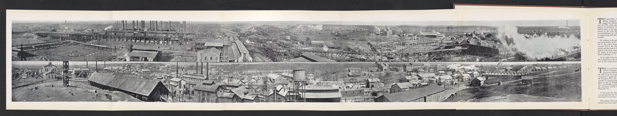 Panoramic view of DuPont Company's plants in Hopewell, Virginia and ...