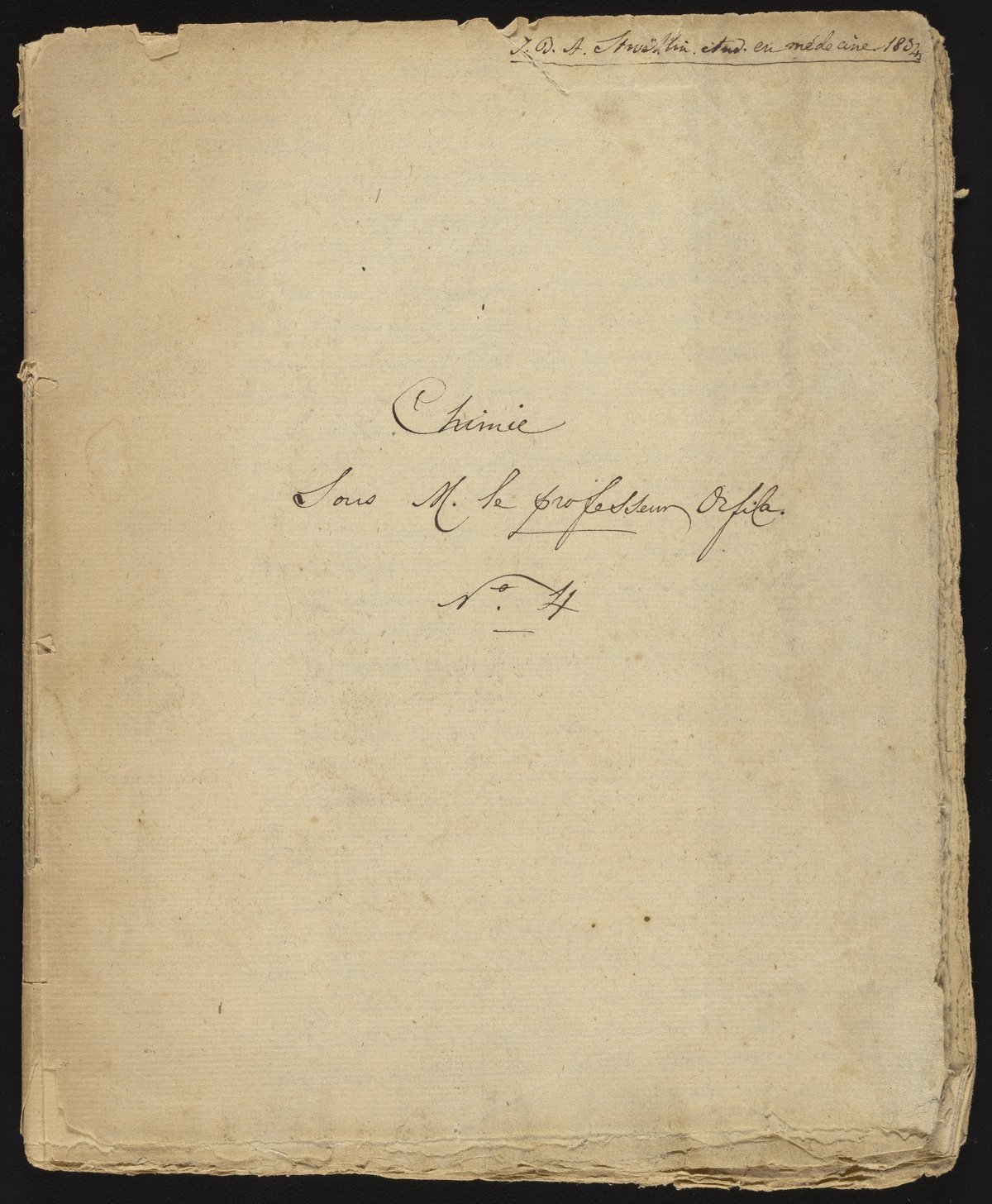 Notes on lecture by Matthieu Orfila in Paris - Science History ...