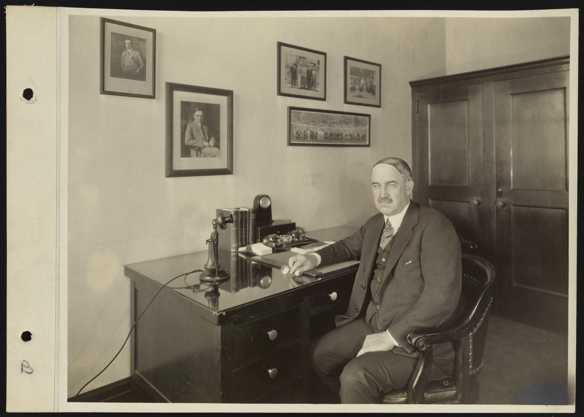 C.M. Hoffman at Dearborn Chemical Company offices - Science History ...