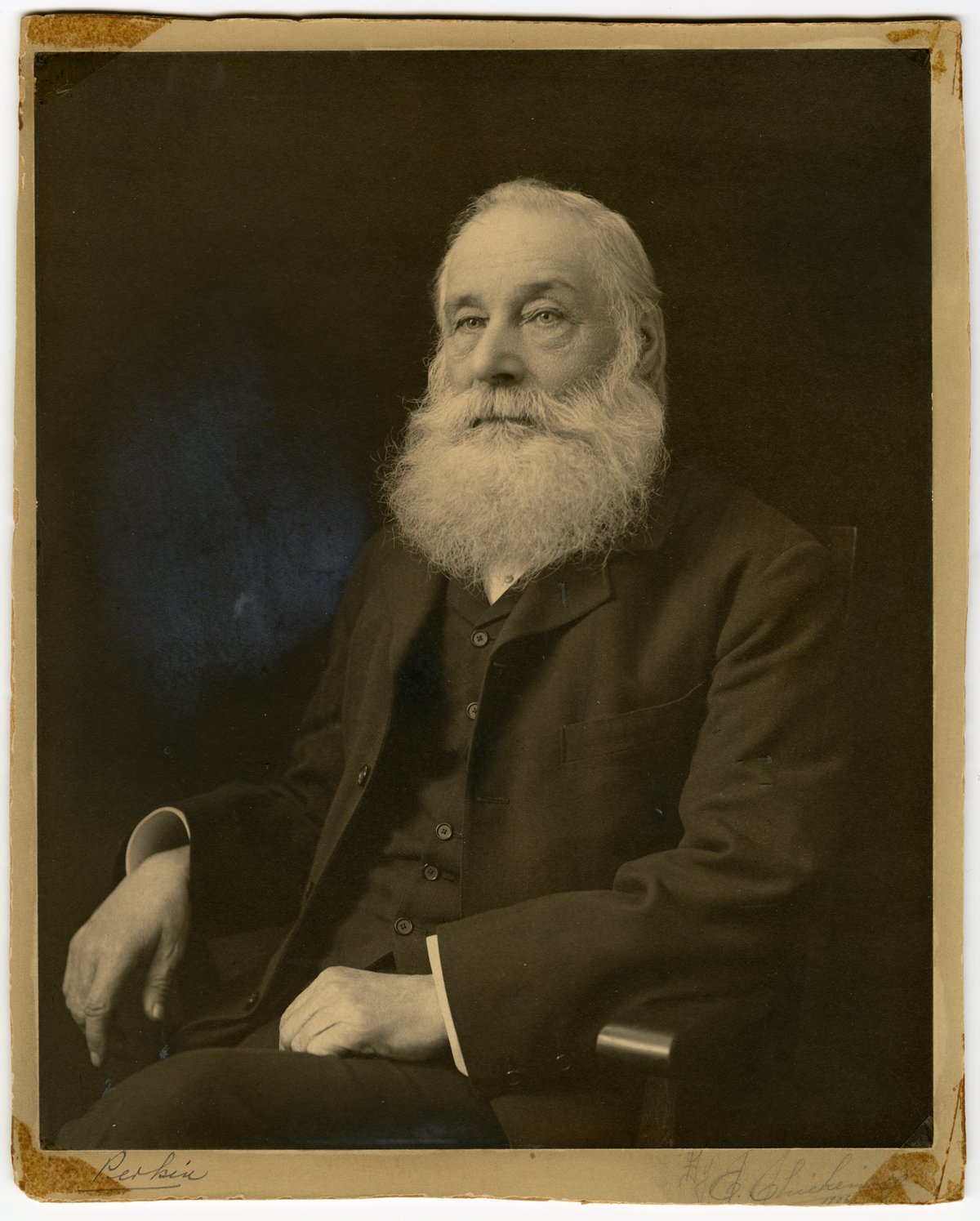 Portrait of William Henry Perkin (1838-1907) - Science History ...