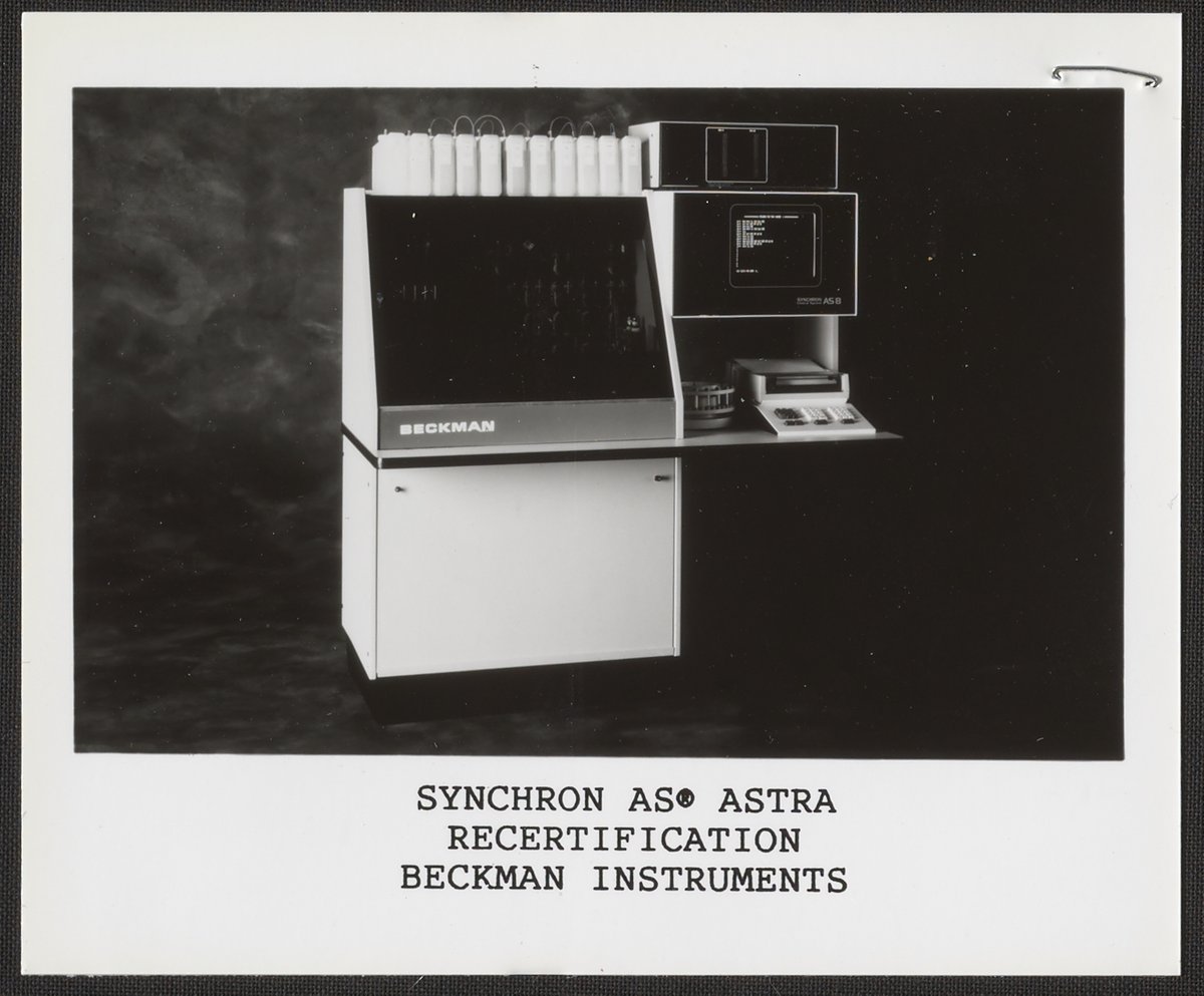 Beckman Synchron ASTRA 8 - Science History Institute Digital Collections