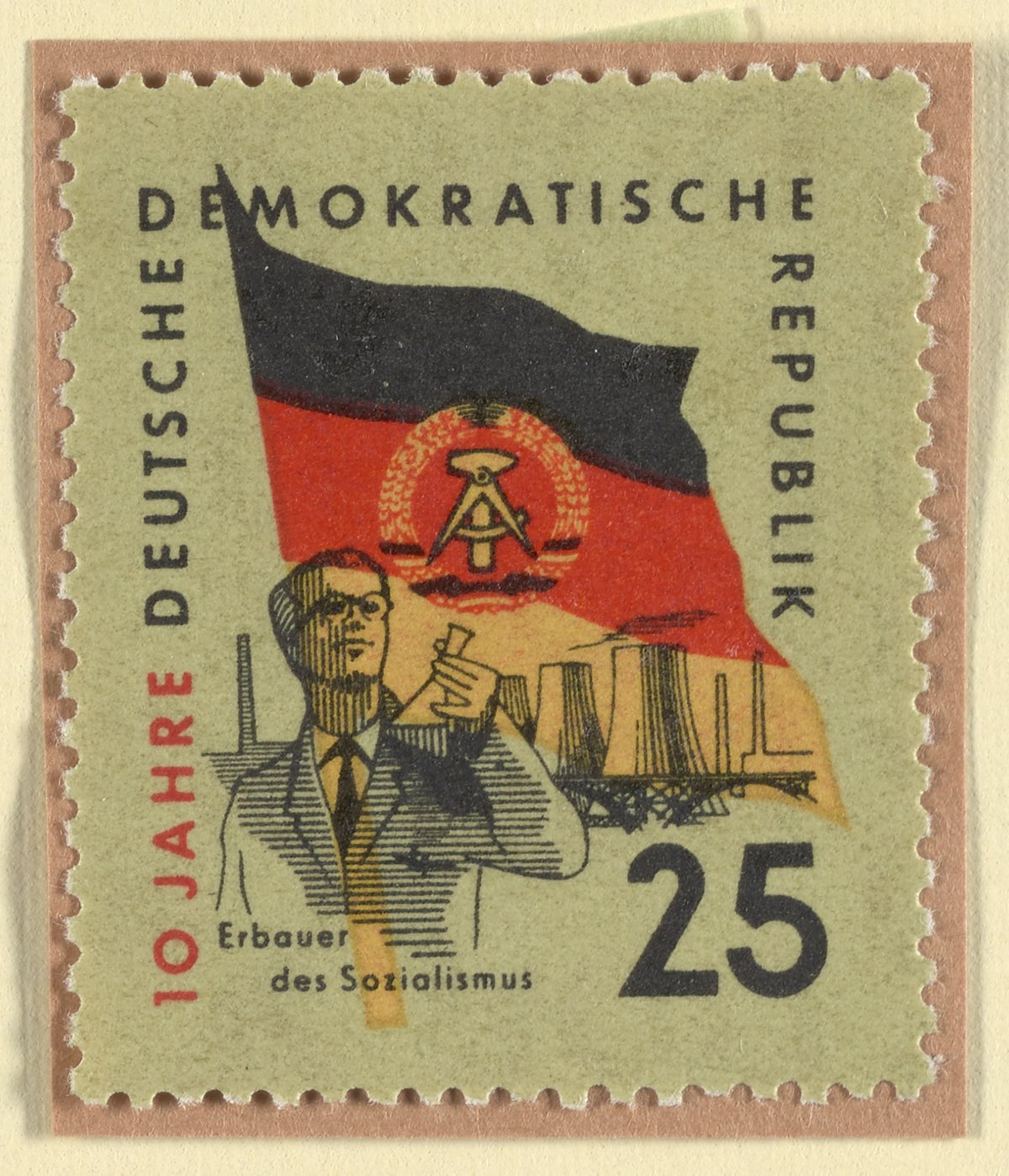 East German postage stamp commemorating science and socialism - Science ...