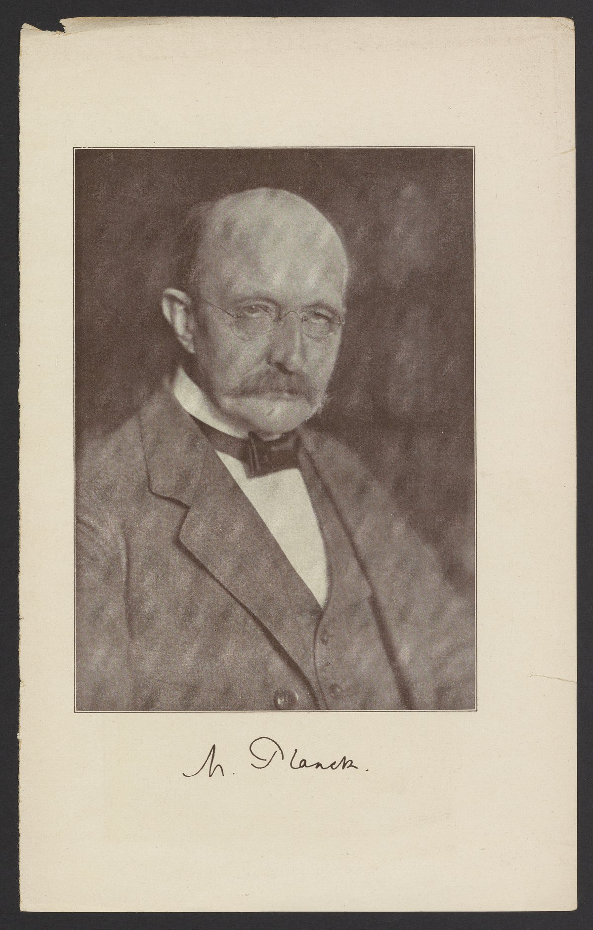 Portrait of Max Planck - Science History Institute Digital Collections