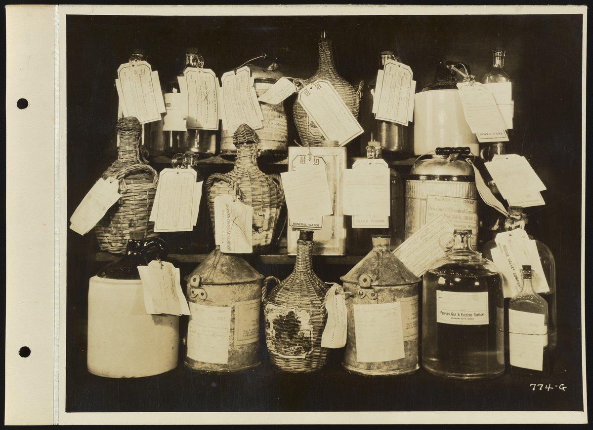 Water samples at Dearborn laboratory facility - Science History ...