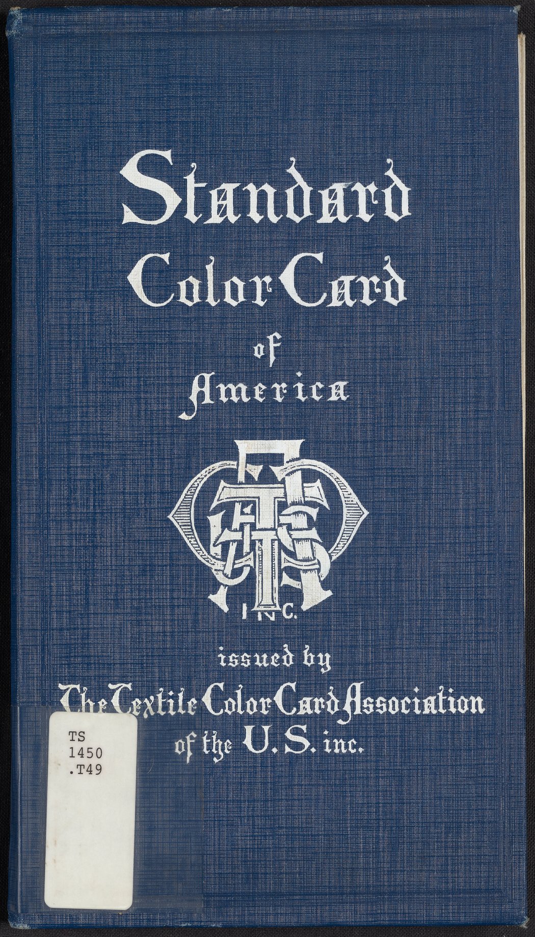 Standard Color Card of America, - Science History Institute Digital ...