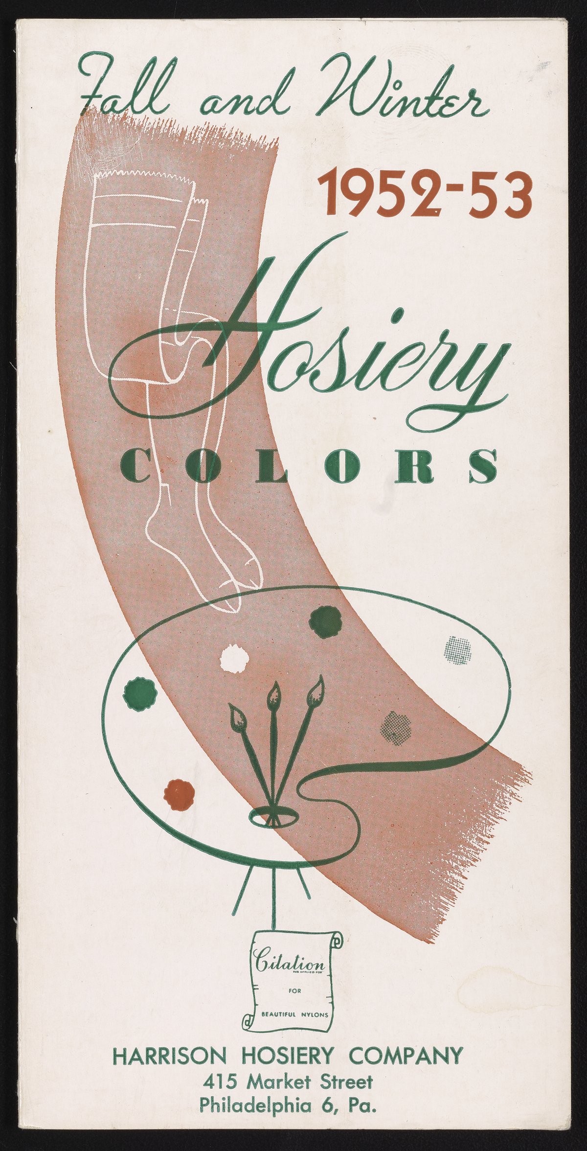 Nylon Hosiery Sample Books - Science History Institute Digital Collections