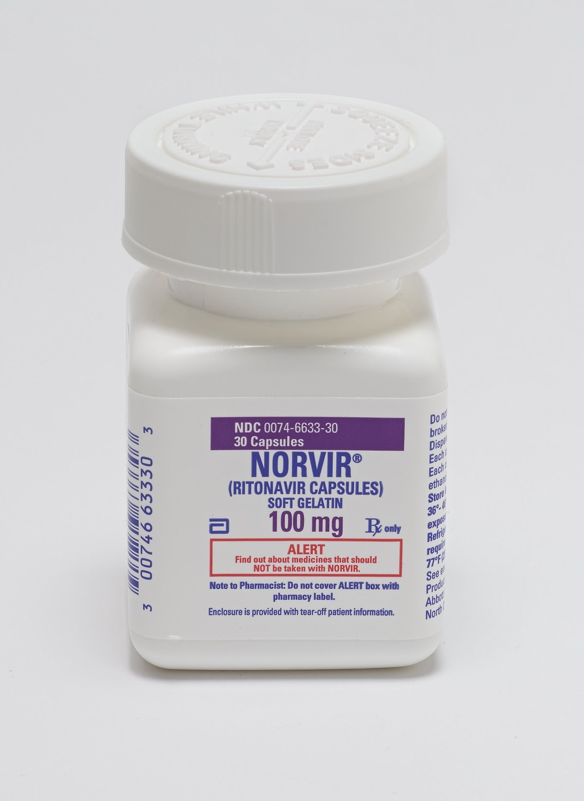 Bottle for Norvir Antiviral Medication - Science History Institute ...