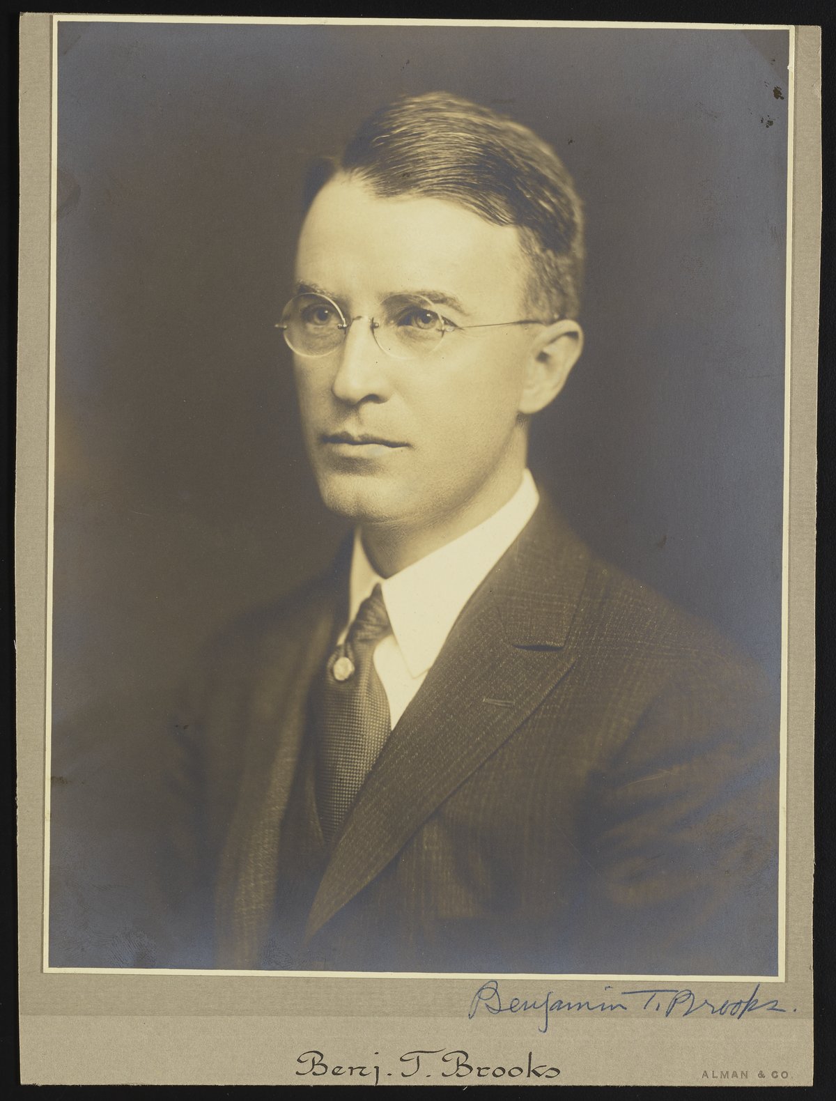 Portrait of Benjamin Talbot Brooks (b. 1885) - Science History Institute Digital Collections