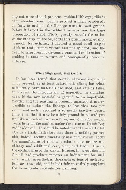 Red-lead and How to Use it in Paint - Science History Institute Digital ...