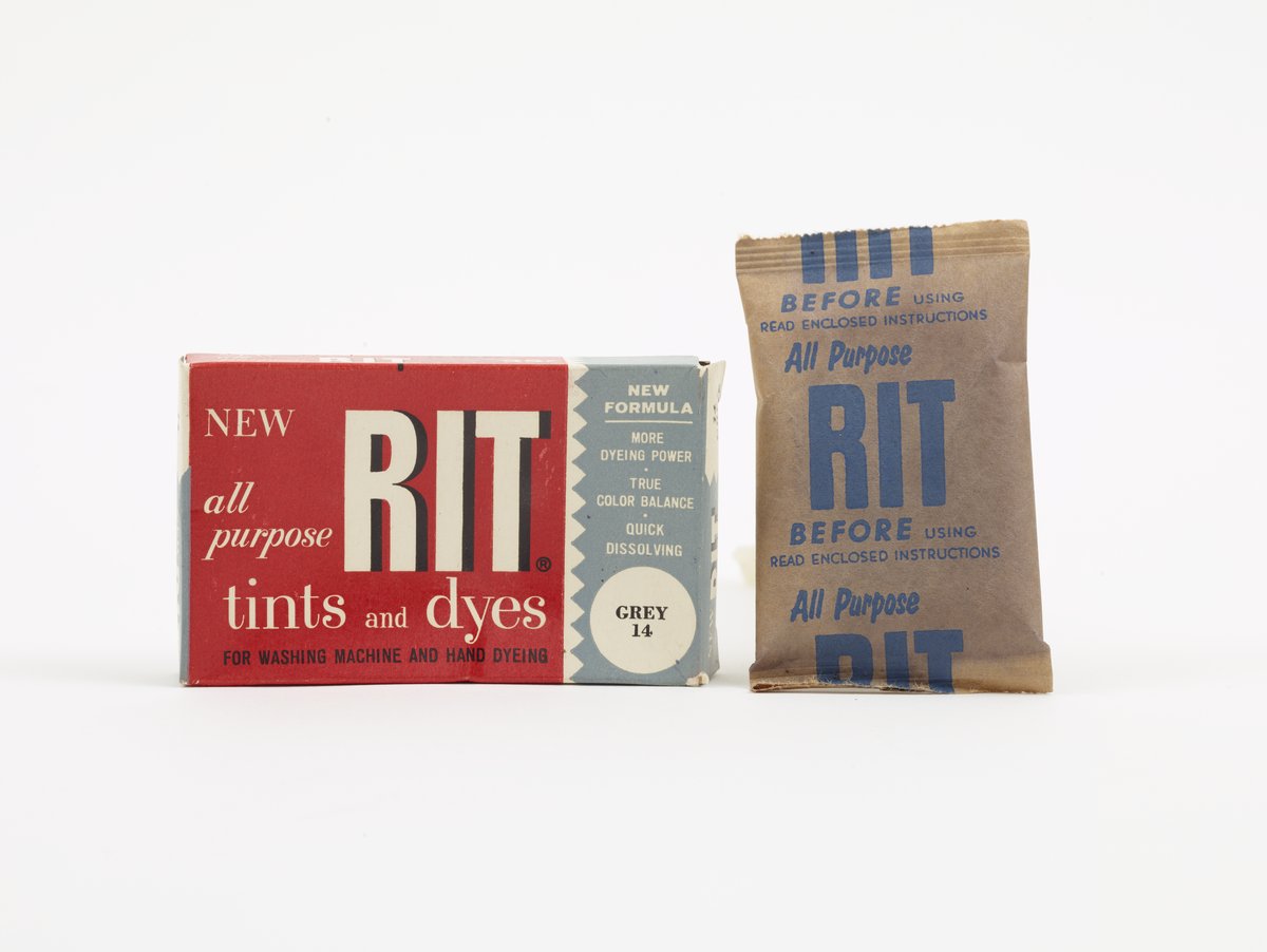 RIT Grey fabric dye - Science History Institute Digital Collections