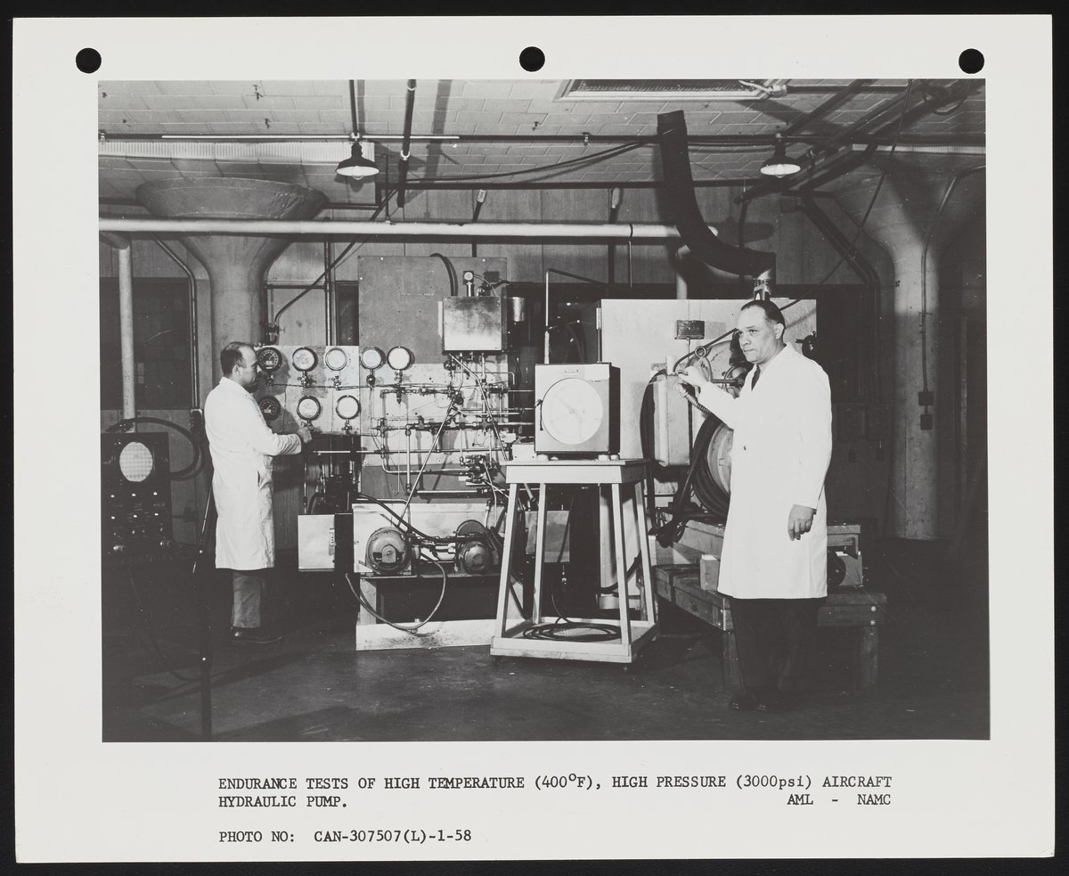 Endurance testing of aircraft hydraulic pump - Science History ...