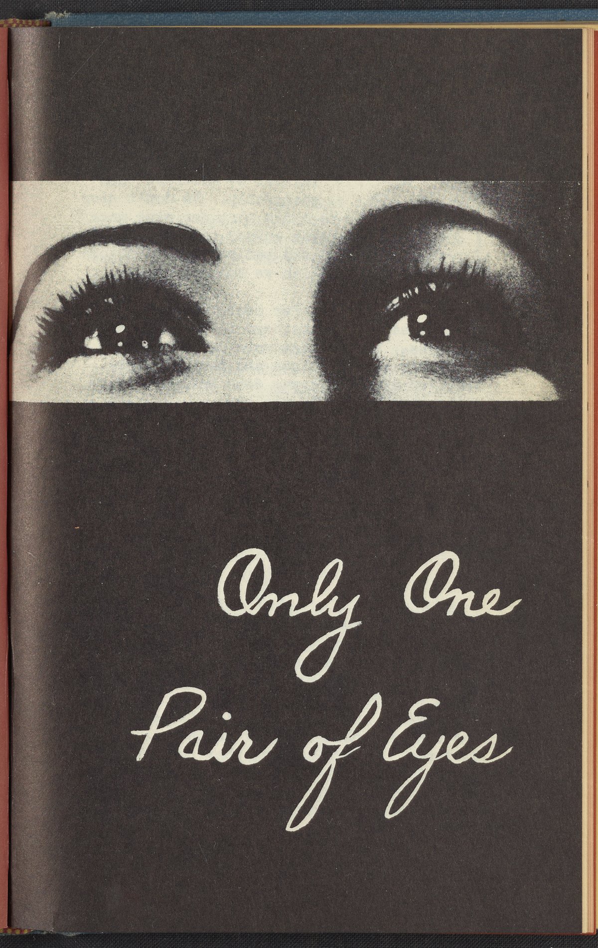 Only One Pair of Eyes - Science History Institute Digital Collections