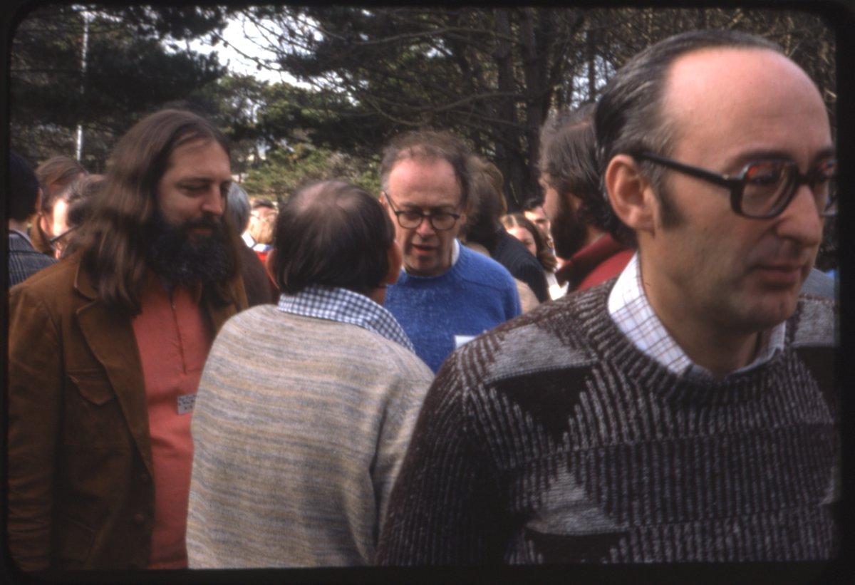 Color transparency of Sydney Brenner, James D. Watson, and Roy Curtiss ...