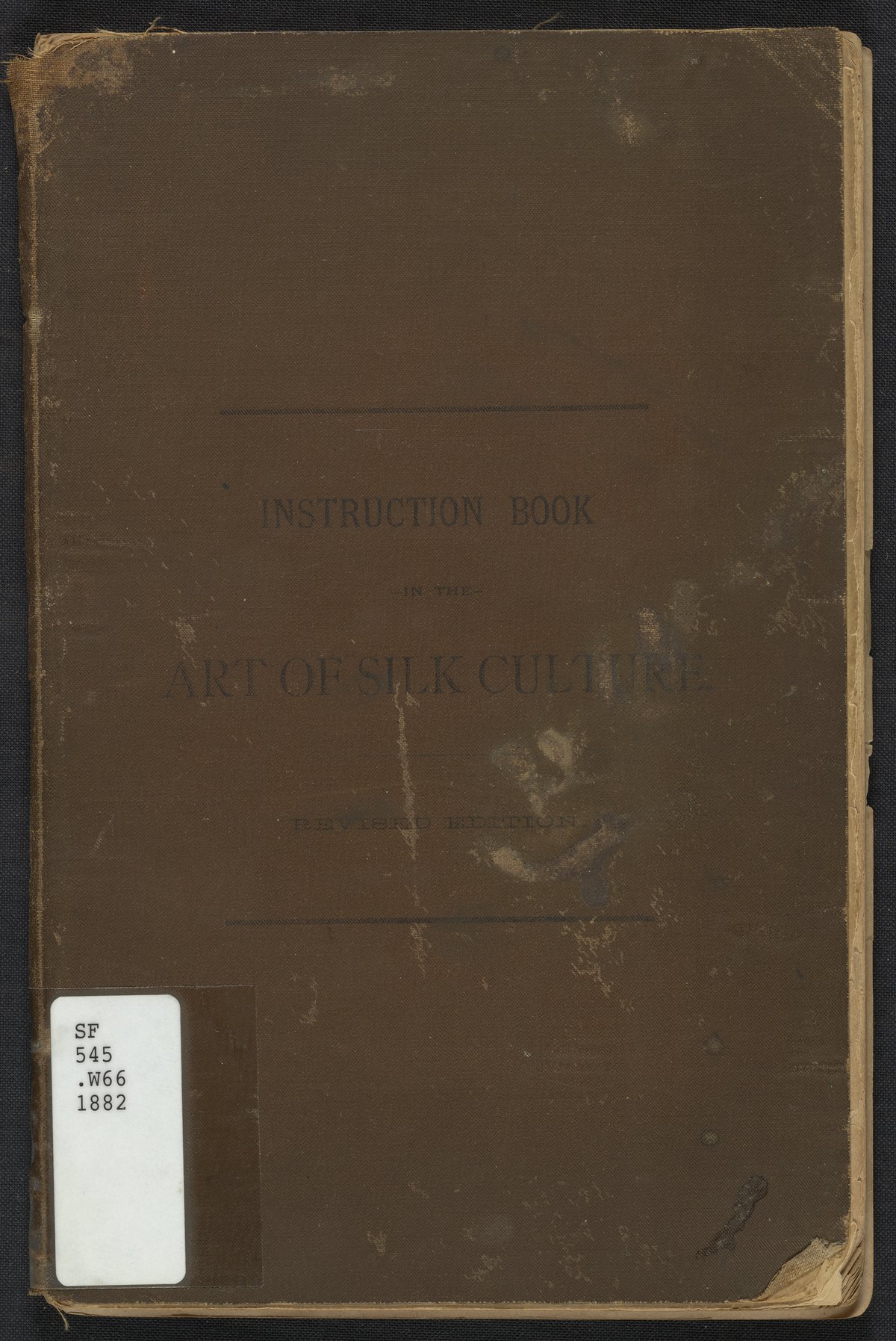 An Instruction Book in the Art of Silk Culture - Science History ...