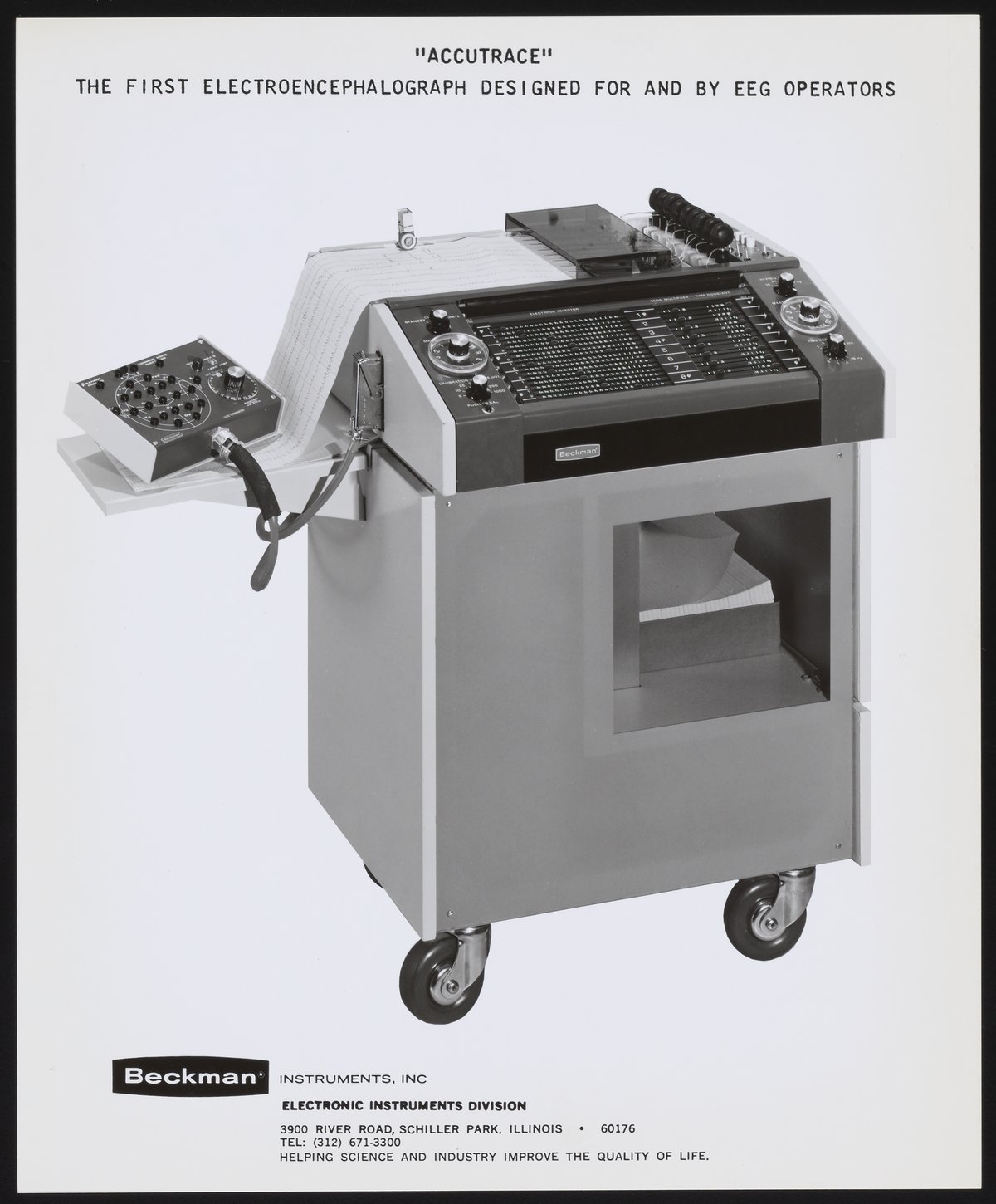 Beckman Accutrace Electroencephalograph - Science History Institute ...