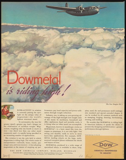 Dowmetal: The Metal that Travels Light! - Science History Institute ...