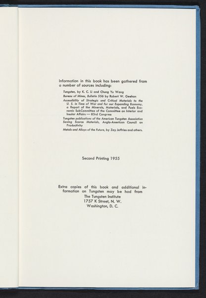 Tungsten, the Story of an Indispensable Metal - Science History ...