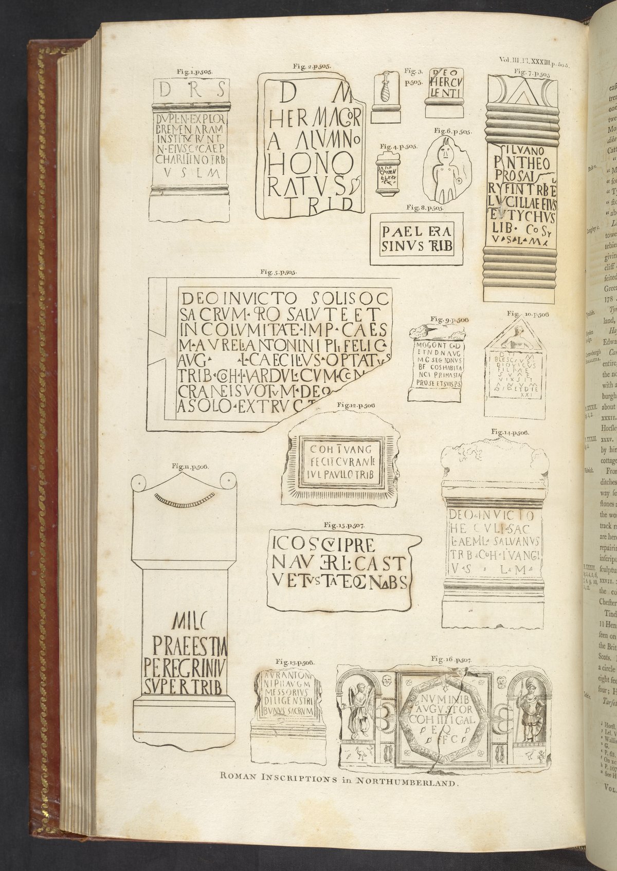 Roman Inscriptions in Northumberland [Vol. III, Plate XXXIII] - Science ...