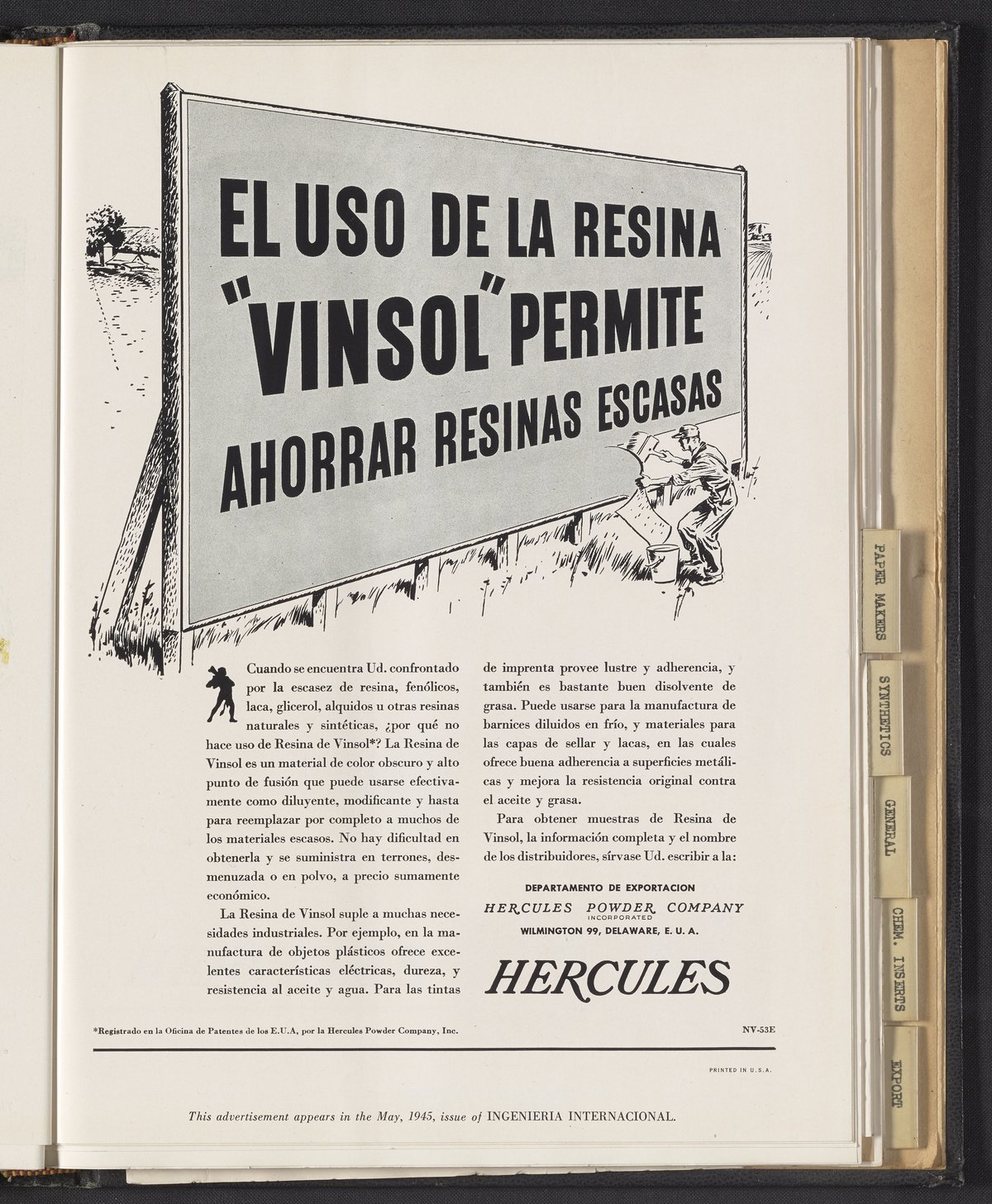 El Uso de la Resina "Vinsol" Permite Ahorrar Resinas Escasas - Science ...