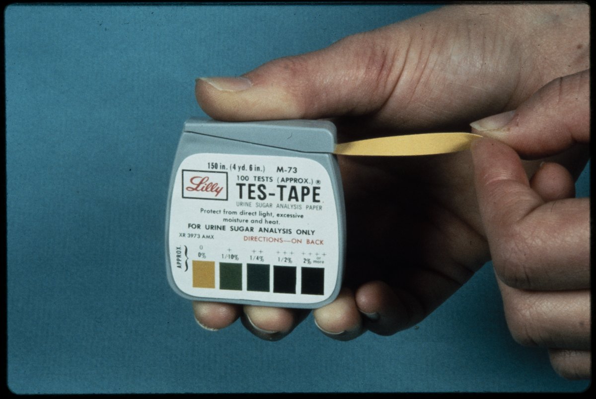 Lilly Tes-Tape Urine Sugar Analysis Paper - Science History Institute ...