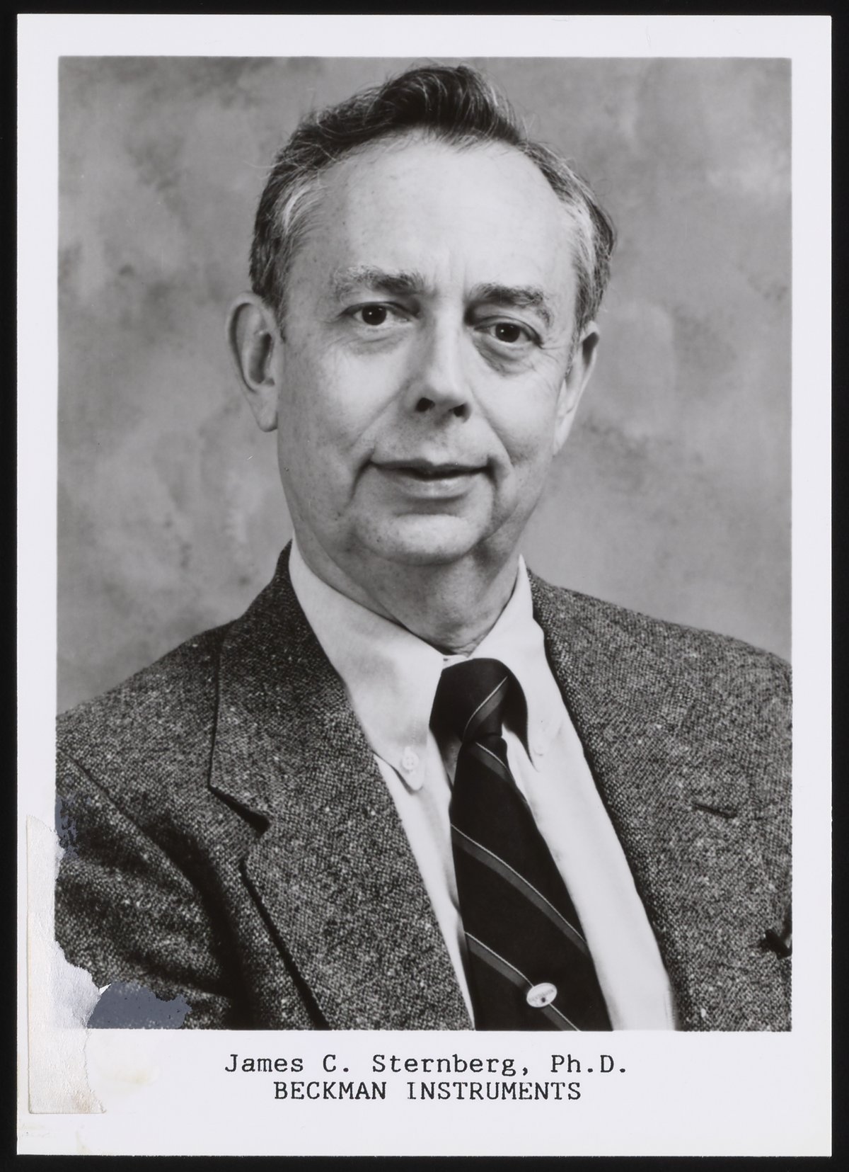 Dr. James C. Sternberg - Science History Institute Digital Collections