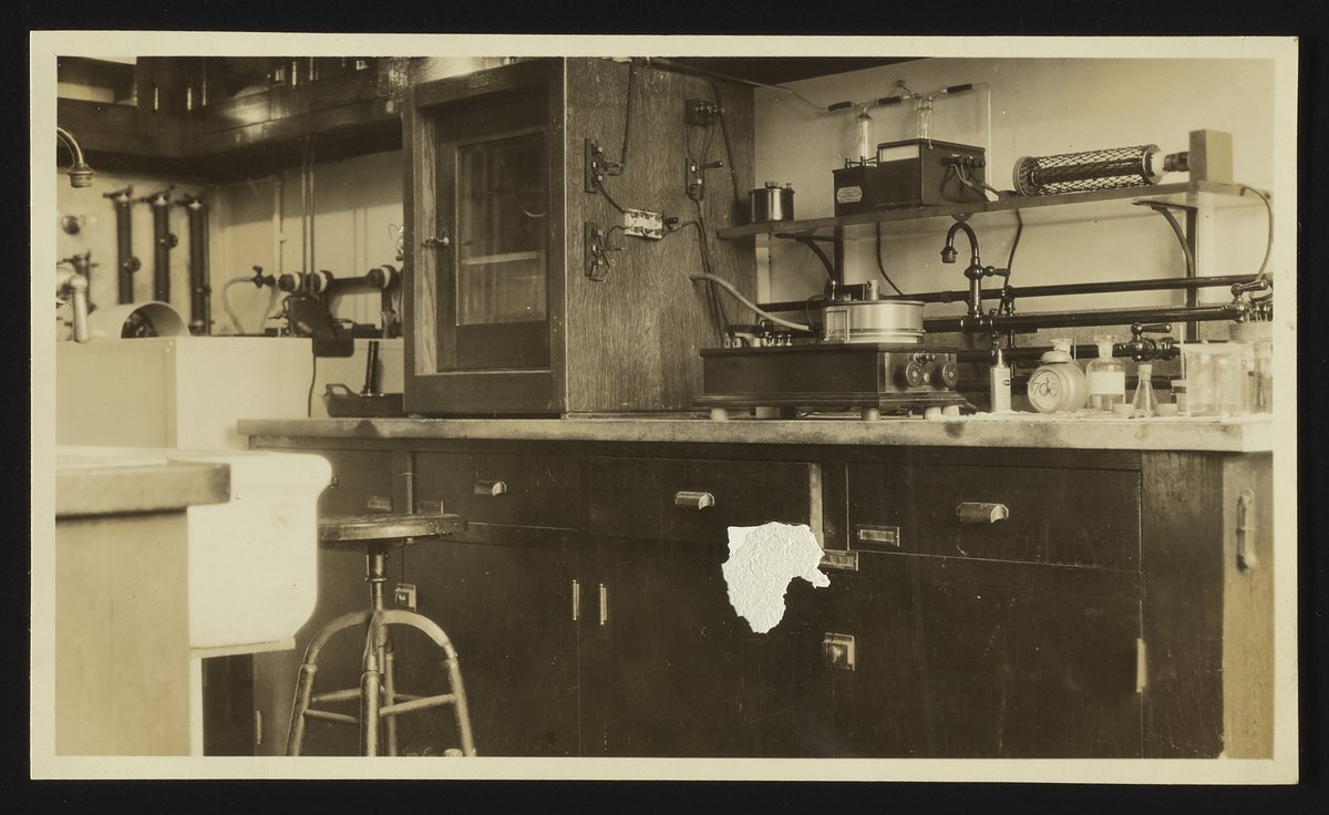 Laboratory at the Hospital of the Rockefeller Institute for Medical ...