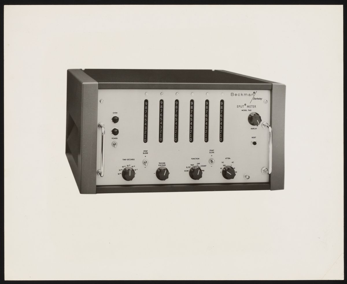 Beckman Model 7160 Eput Meter - Science History Institute Digital ...