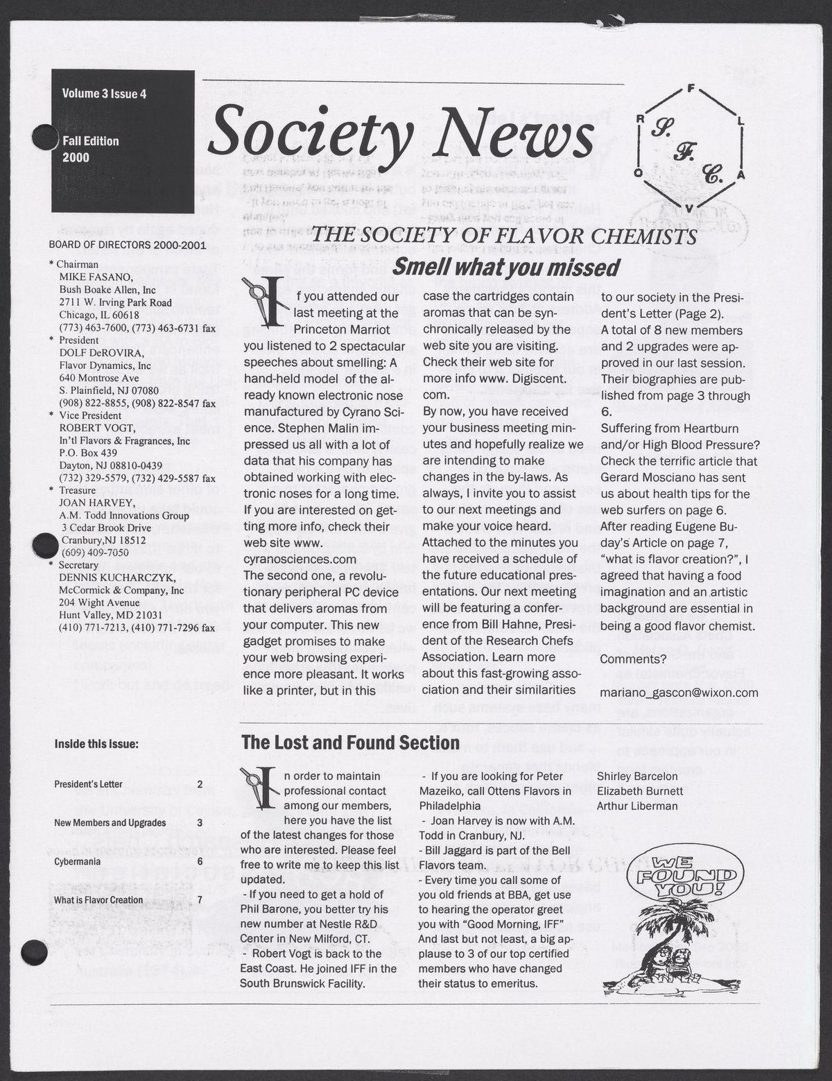 Society News, Volume 3, Issue 4 - Science History Institute Digital ...