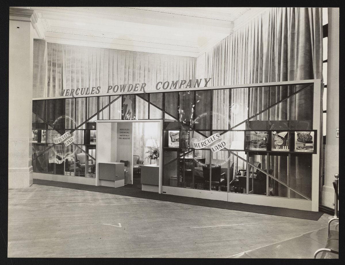 Hercules Powder Company exhibition display (1946) - Science History ...