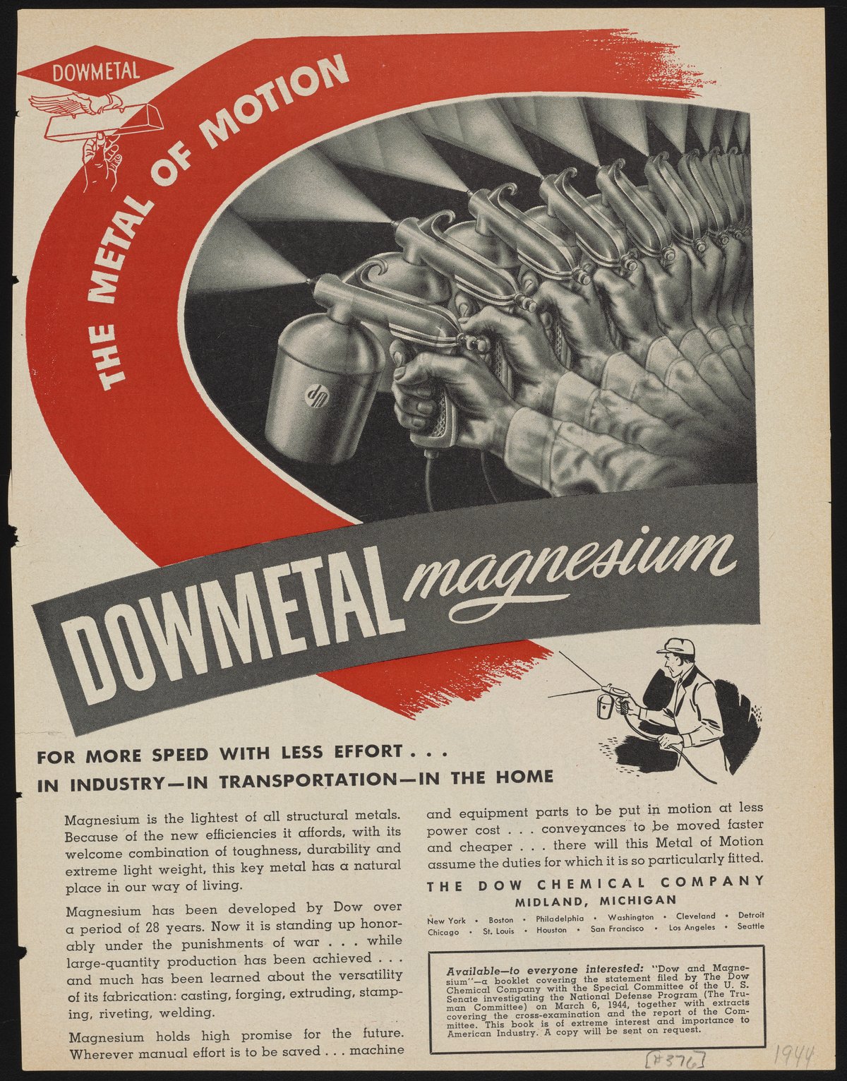Dowmetal Magnesium: The Metal of Motion - Science History Institute ...