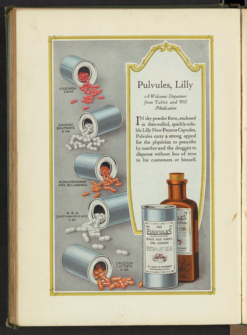 Pulvules, Lilly - Science History Institute Digital Collections