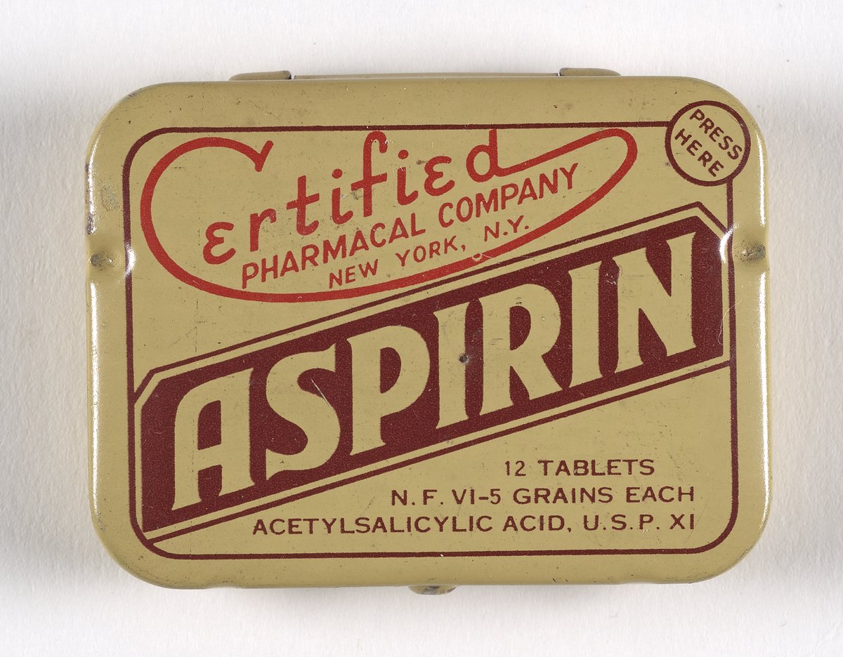 Certified Pharmacal Company Aspirin Pillbox, 12 Tablet Size - Science ...